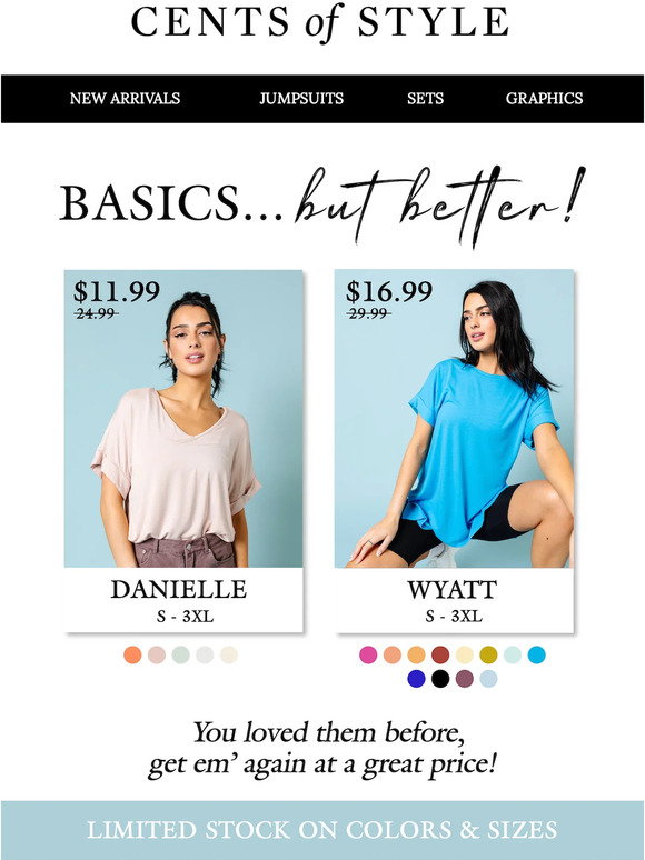 Cents of Style: Say Hi To Your New Favorite Tees: Wyatt & Danielle 👋 ...