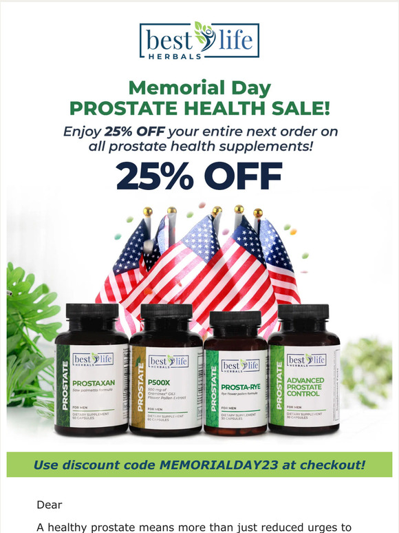 Best Life Herbals: Feel the freedom of a healthy prostate: 25% OFF ...
