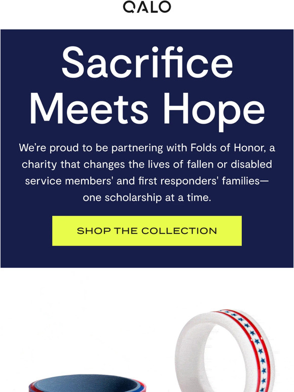 QALO: QALO x Folds of Honor Has Arrived | Milled