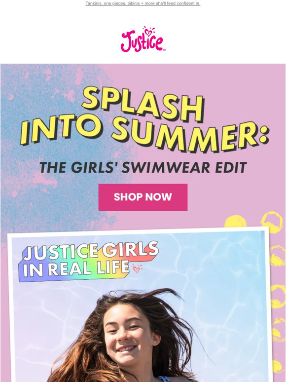 Justice: Splash into Summer with NEW Swimsuits ☀️ | Milled