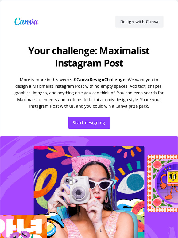 Canva: Leave no empty spaces #CanvaDesignChallenge | Milled