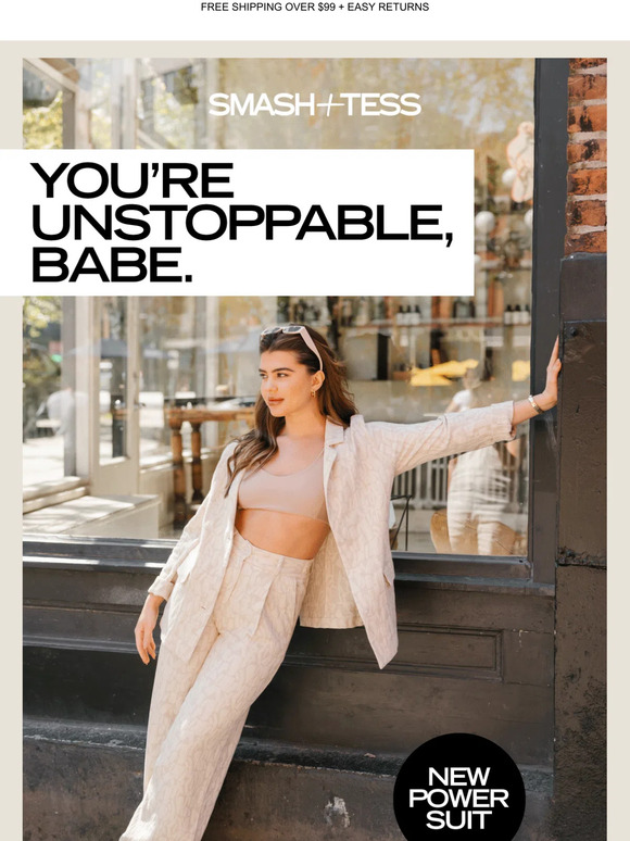 Smash + Tess: NEW: Your Summer Power Suit 👇 | Milled