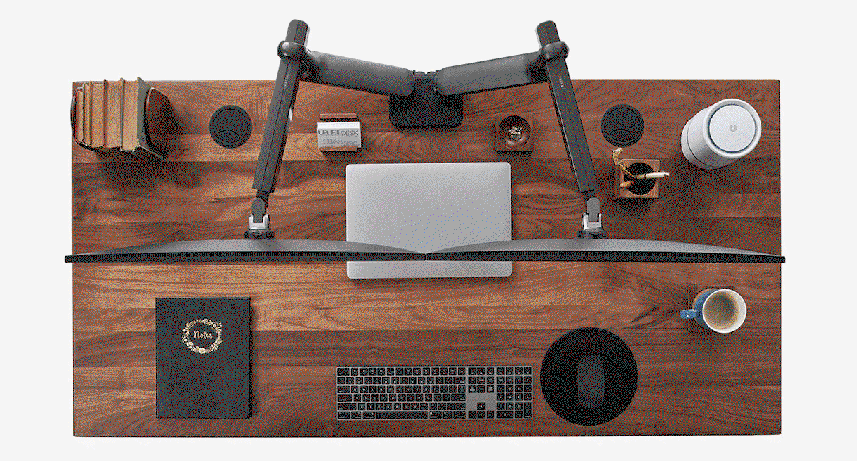 Human Solution: Monitor arms provide the perfect position for your ...
