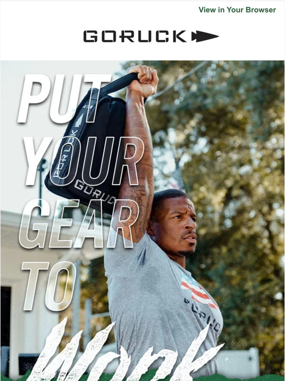 GORUCK: Gear Up and Start Training with Sand | Milled