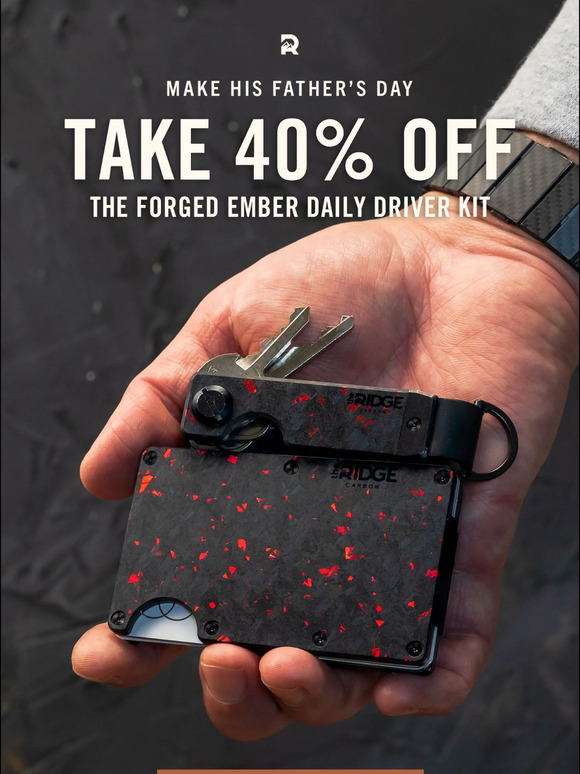 The Ridge: Take 40% Off Forged Ember & more | Milled