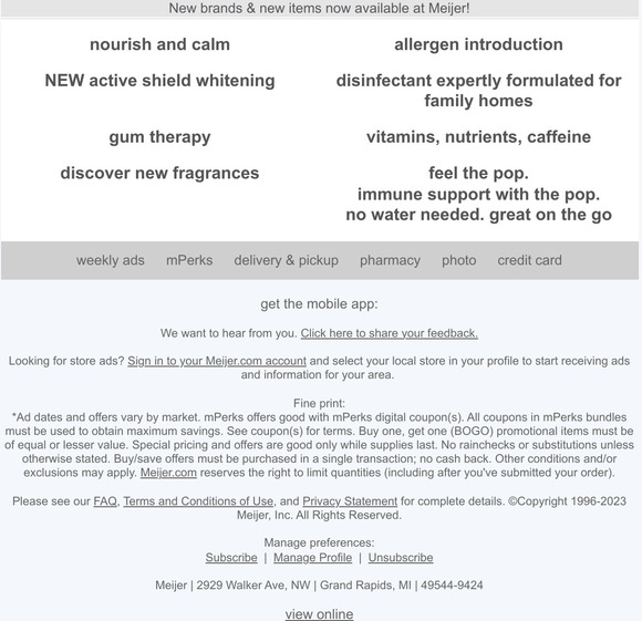 Meijer: Check Out New Brands & Items You'll Love | Milled