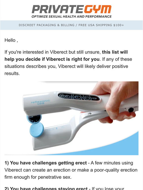 Private Gym: ⚡️Top 5 Reasons to Use Viberect | Milled
