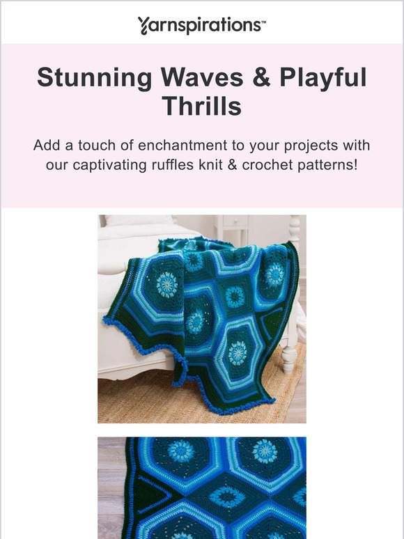 Yarnspirations: 😍 Ravishing ruffle patterns await! | Milled