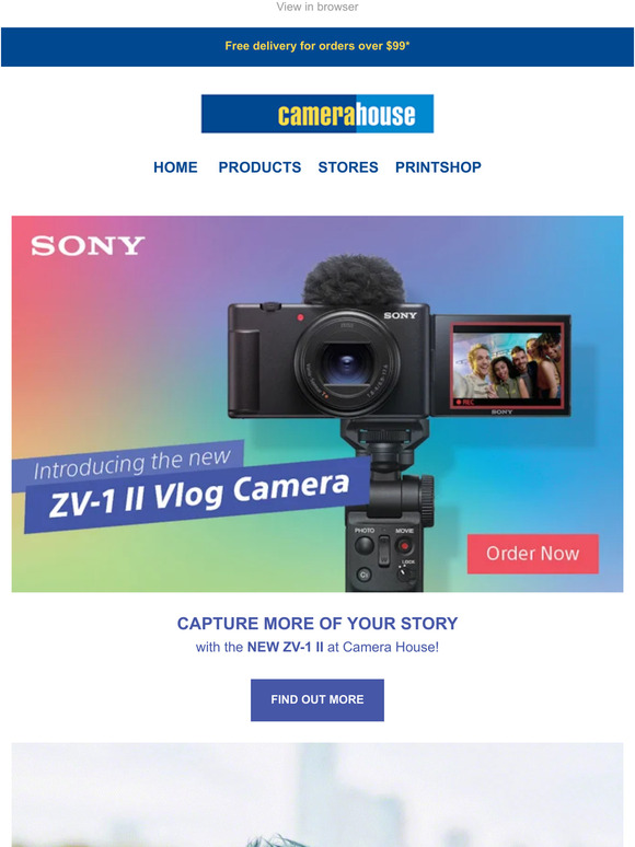 Camera House: ‼️ Introducing the NEW Sony ZV-1 II Vlog Camera to Camera ...