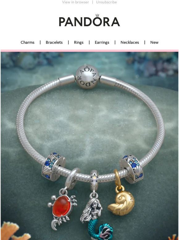 Pandora: —, Disney x Pandora The Little Mermaid is here! | Milled