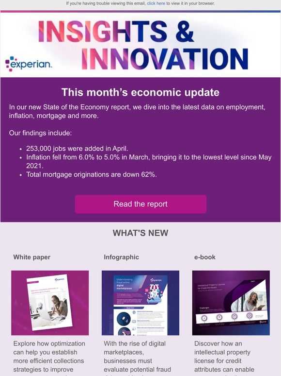 Experian: Insights alert: Collections optimization, digital fraud and ...