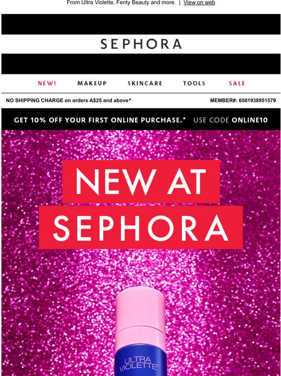 Sephora: Glowing new beauty is HERE ☀️ | Milled