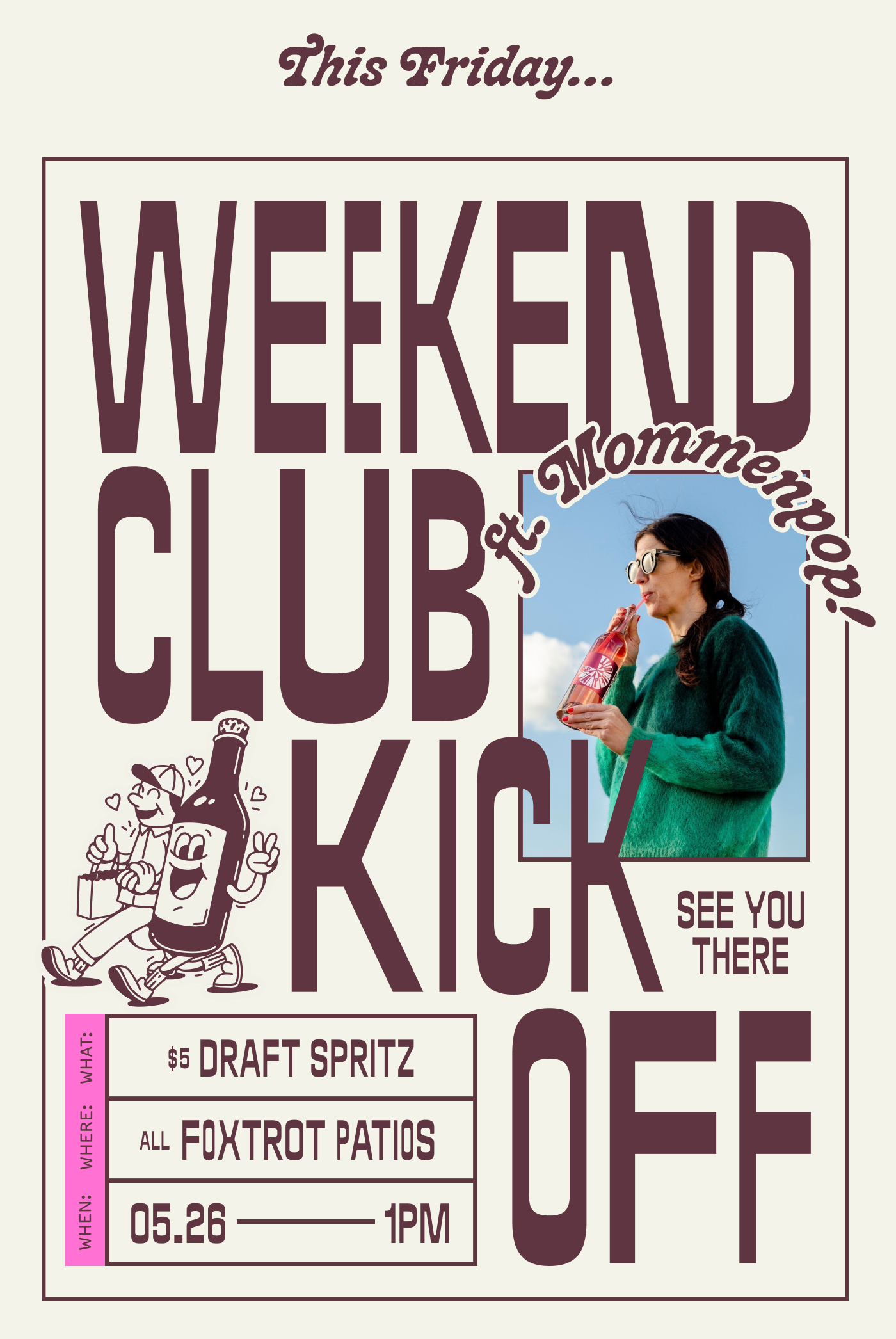 Foxtrot: Introducing, the Weekend Club: | Milled