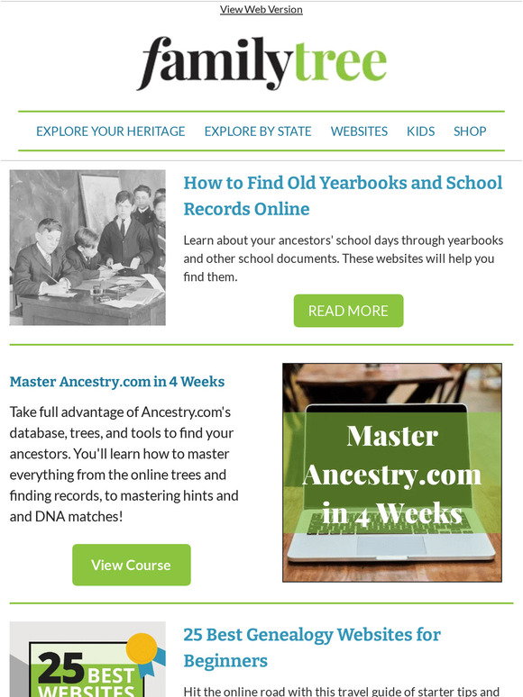 Family Tree Magazine: How to Research Yearbooks and School Records | Milled