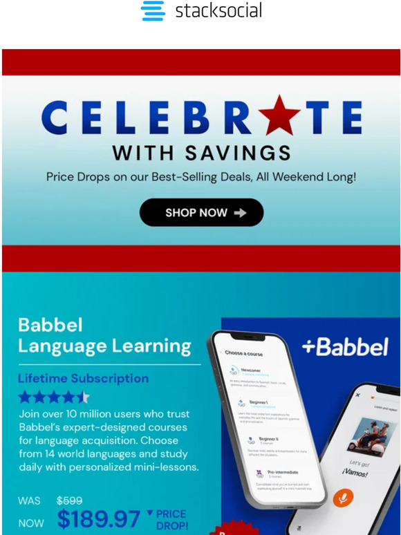 Stacksocial: Memorial Day Prices That Slay 💅 | Milled