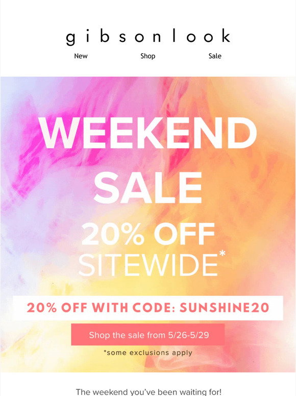 Gibson: Let the Weekend Sale Begin! 🙌 | Milled