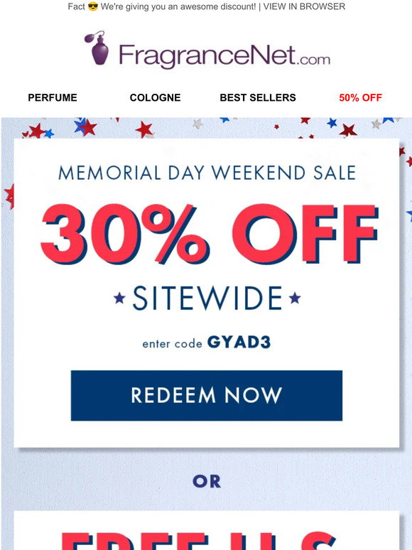 FragranceNet: OH, IT'S ON WEEKEND SALE-A-THON! | Milled