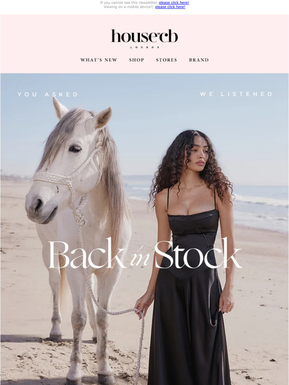 House of CB: Just Restocked: Best-Selling Summer Styles | Milled