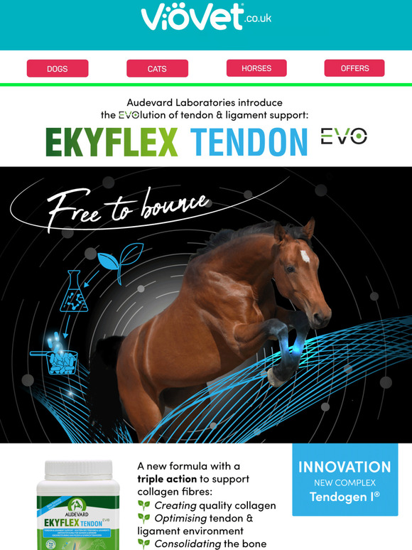 Viovet: Introducing Ekyflex Tendon EVO 🐴 | Milled