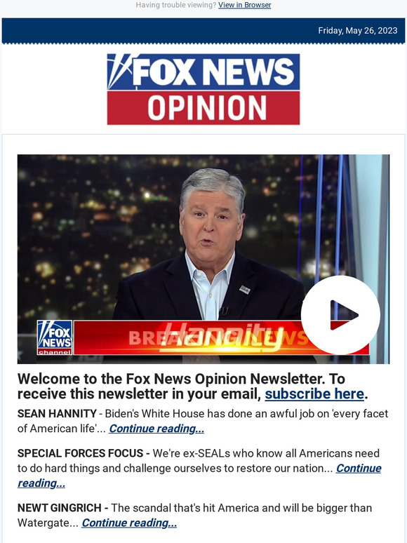 Fox News: Harry and Meghan's one success, a scandal that's bigger than Watergate and more Fox ...