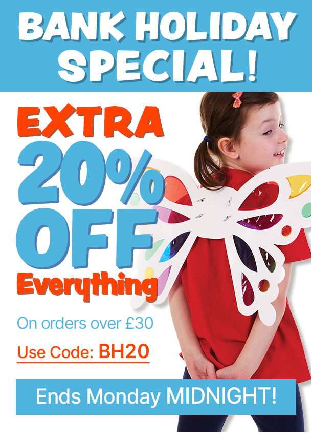 Baker Ross: We've Upgraded Your Offer! 20% OFF This Bank Holiday! | Milled