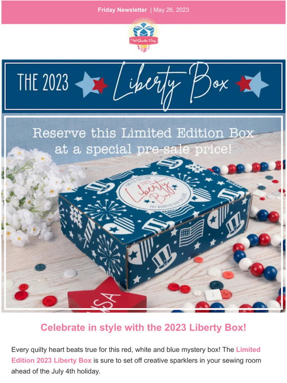 Fat Quarter Shop: Don't miss out on the 2023 Liberty Box! | Milled