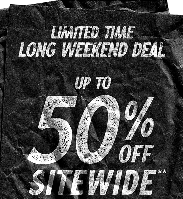 Hot Topic: Up to 50% OFF for the Long Weekend 🎇 Sounds like a deal | Milled