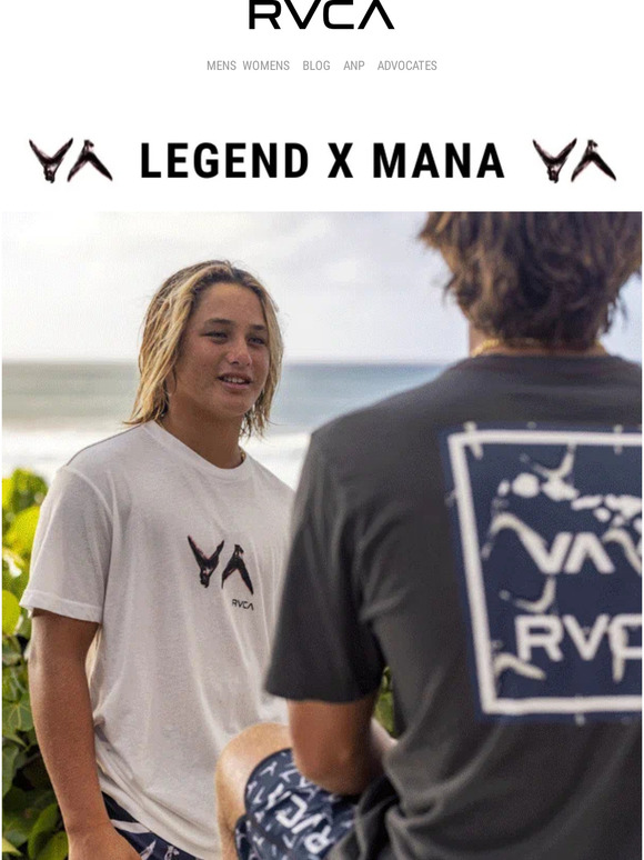 RVCA: NEW I Legend X Mana Collection | Milled