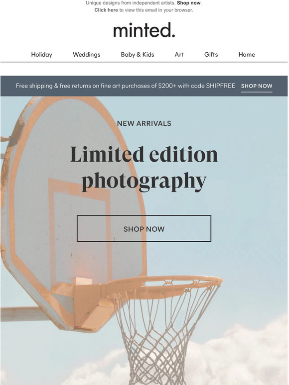 Minted: New photography brings the outdoors in | Milled