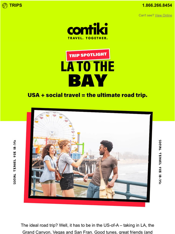 Contiki: Great American Road Trip Time? 🚗🇺🇸 | Milled