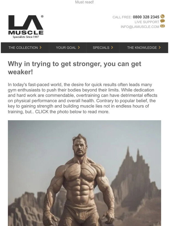 LA Muscle: News, info and offers from LA Muscle | Milled