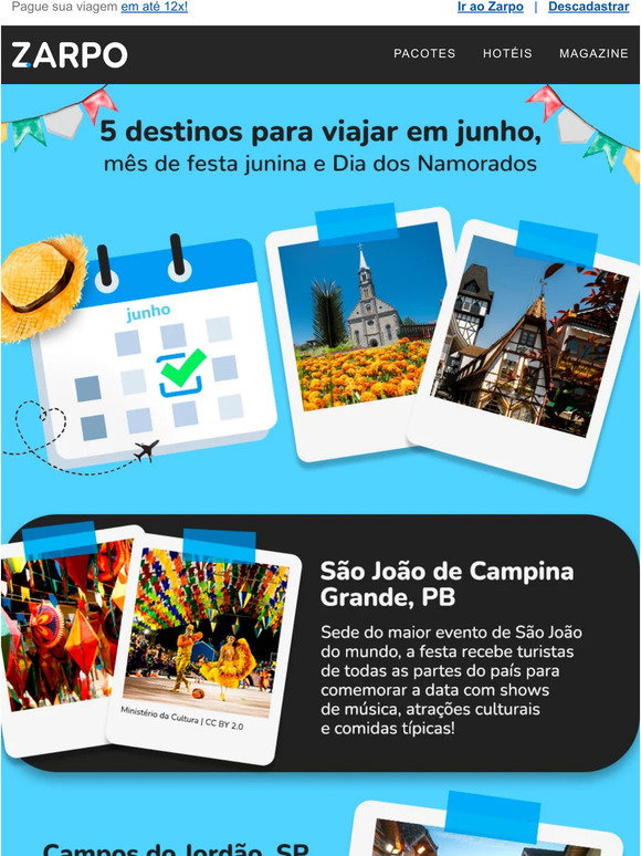 Zarpo: Descubra o que fazer em Junho com as dicas do Zarpo! | Milled