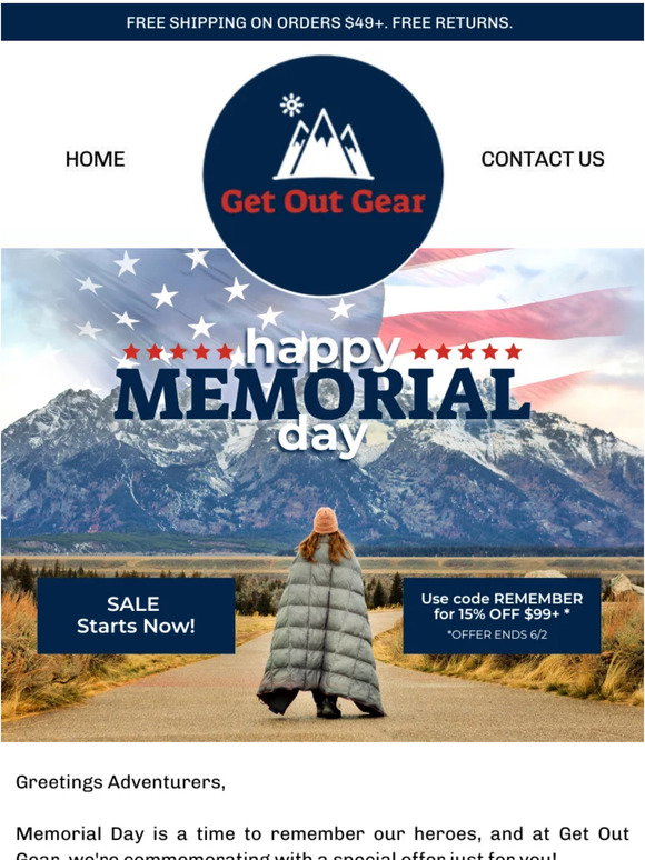 Get Out Gear: Celebrating Memorial Day with Get Out Gear!🎆 | Milled