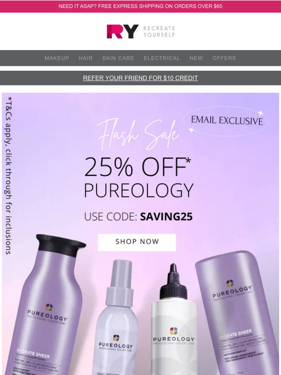 RY: TONIGHT ONLY💥 25% OFF PUREOLOGY | Milled