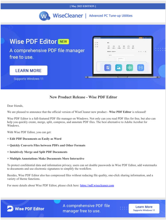 WiseCleaner: [ NEW ] Wise PDF Editor — Free PDF File Manager is ...