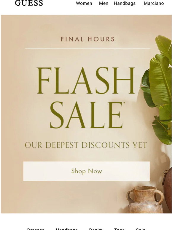 GUESS? Email Newsletters: Shop Sales, Discounts, and Coupon Codes