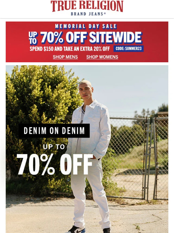 True Religion: HEAD TO TOE DENIM | Milled