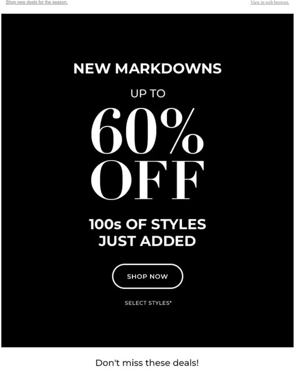 Chico's: Summer's Here... With New Markdowns! | Milled