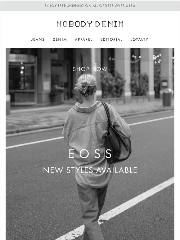 Nobody Denim: EOSS | New Styles Available | Milled