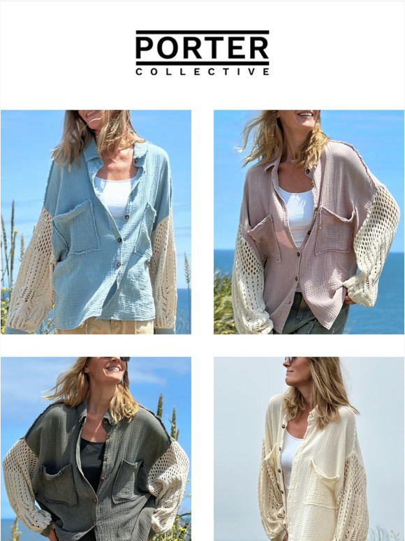 Porter Art Guild: NEW colors in your favorite all season essential ...