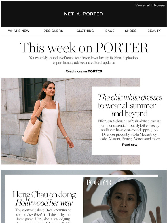 Net-A-Porter: Your guide to the best white dresses for summer and ...
