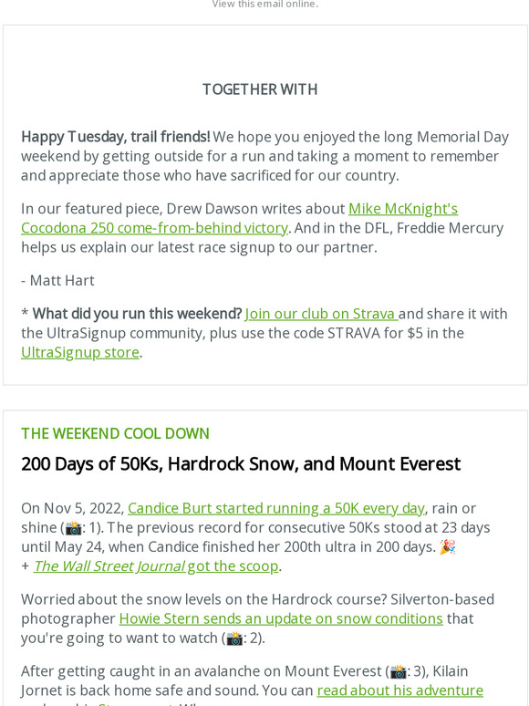 UltraSignup: Trailhead: The Art of the Rally | Milled