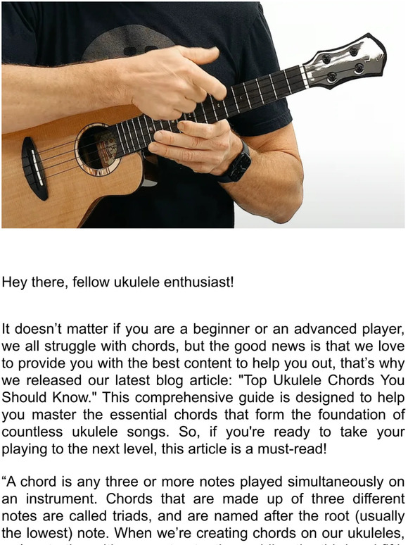 Uke Like The Pros: Top Ukulele Chords You Need To Know | Milled