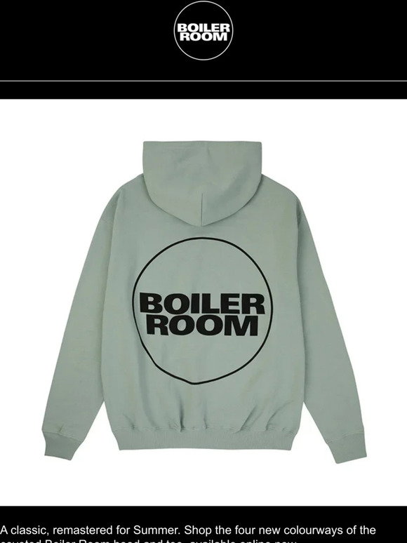 Boiler Room: The Iconic Boiler Room Logo Collection — new colourways ...