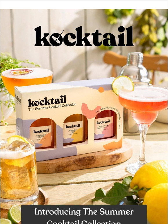 Kocktail: Introducing: The Summer Cocktail Collection 🍸☀️ | Milled