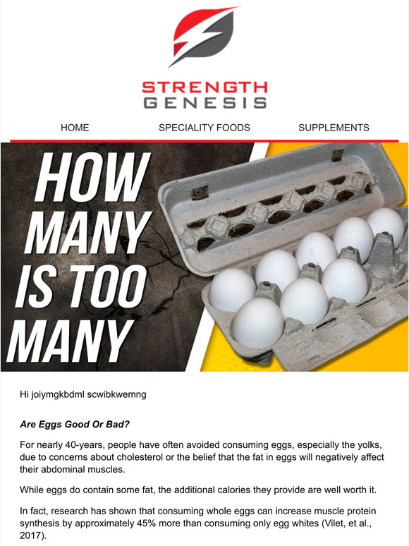 Strength Genesis: How Many Eggs Is Safe? | Milled