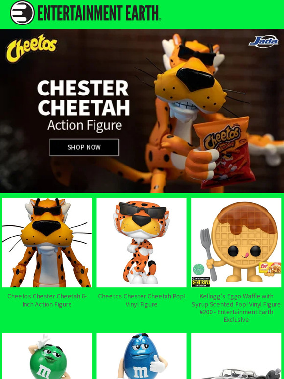 Entertainment Earth: Feeling Cheesy? Chester Cheetah's Got You Covered ...