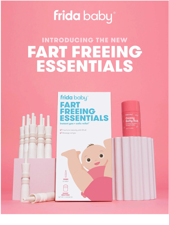 Frida Baby: NEW DROP: Meet the gas + colic dream team 💨 | Milled
