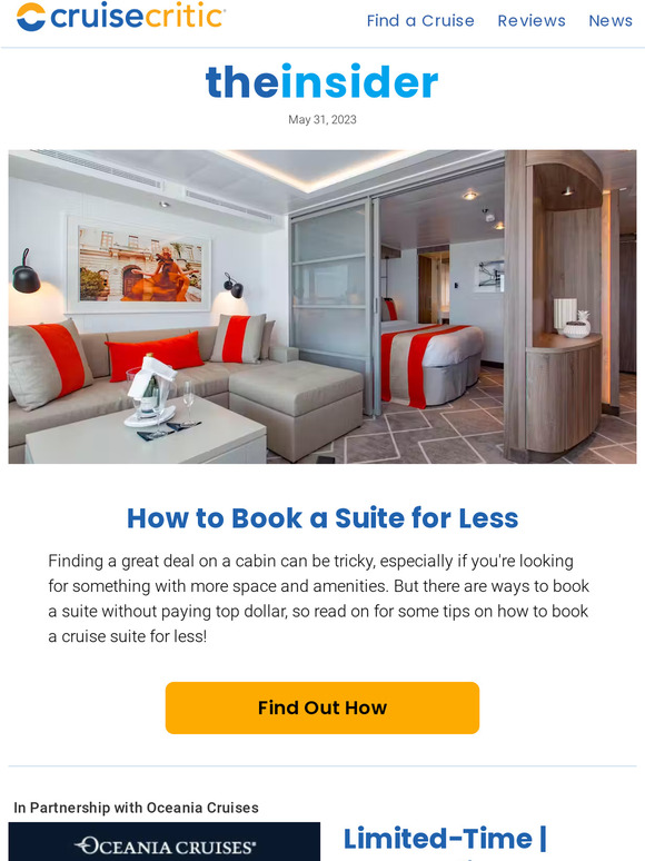 Cruise Critic: How to Book a Suite for Less; Royal Caribbean vs ...