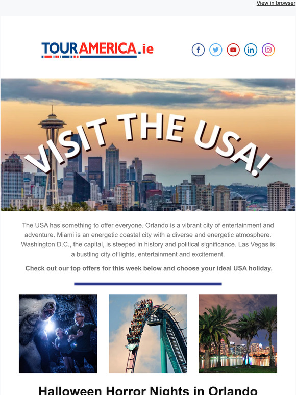 Tour America: Where is your dream USA holiday? | Milled